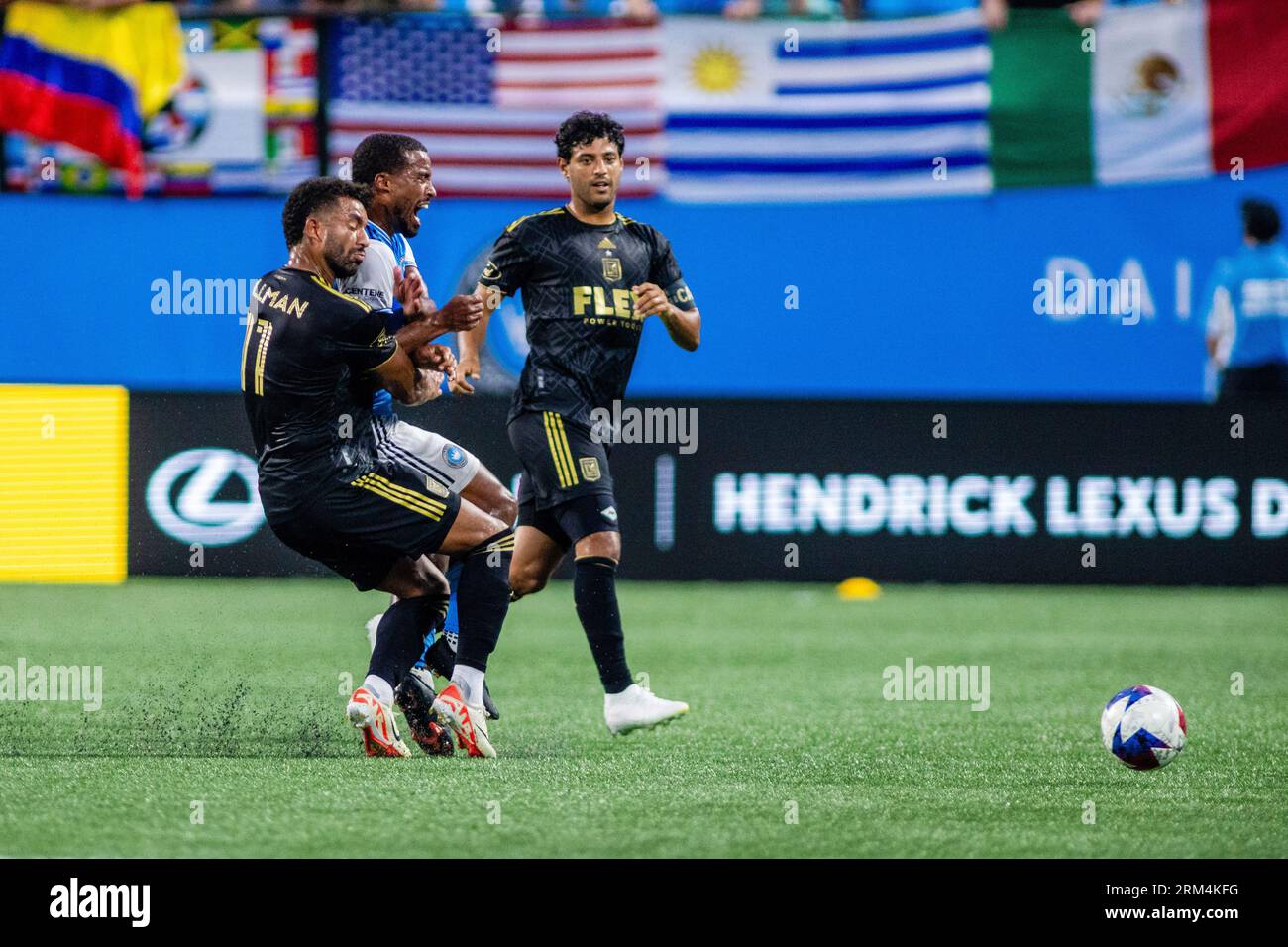 August 26, 2023: Los Angeles FC midfielder Timothy Tillman (11) runs ...