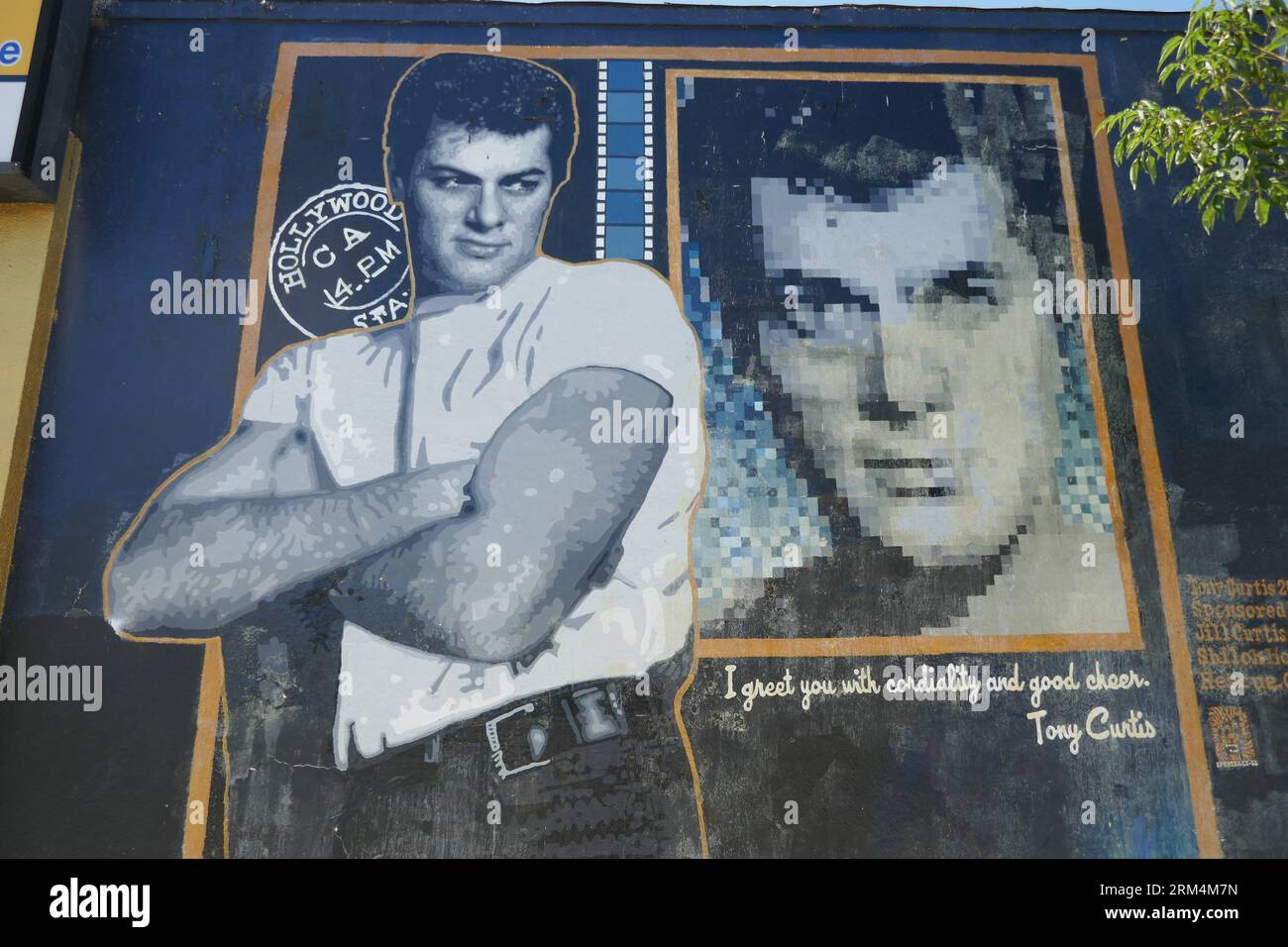Los Angeles, California, USA 22nd August 2023 Actor Tony Curtis Street ...