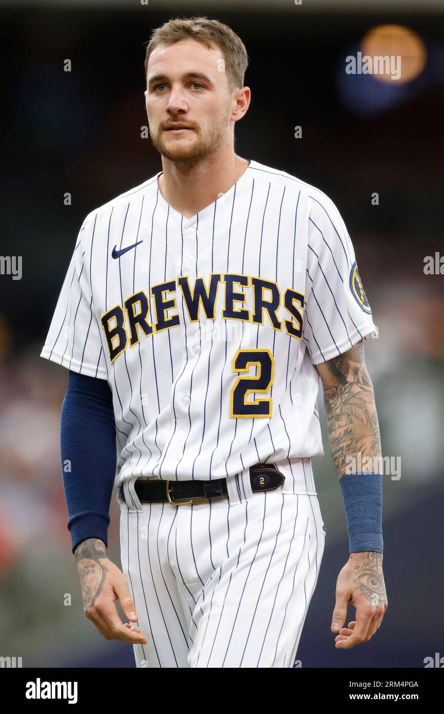 MILWAUKEE, WI - AUGUST 26: Milwaukee Brewers second baseman Brice ...
