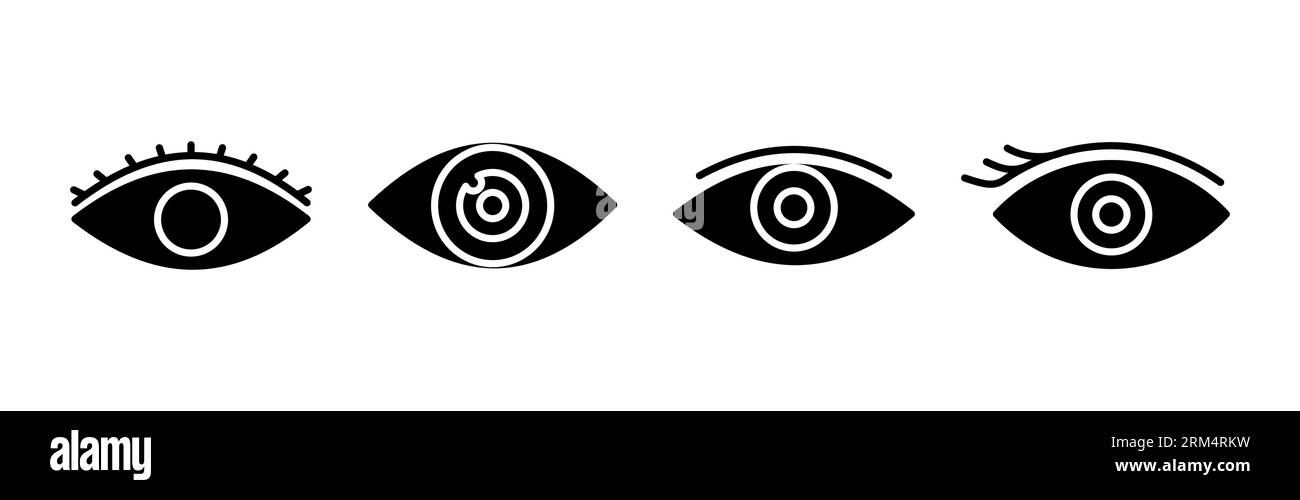 Eye icon. Look and Vision icon. Eye vector icon Stock Vector Image ...