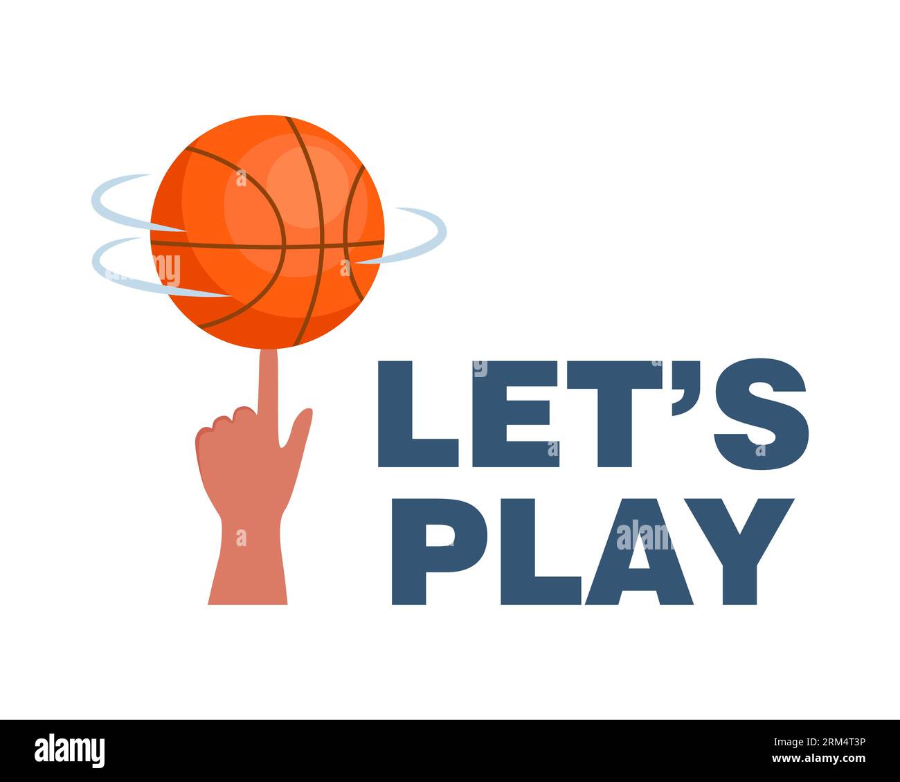Let's Play Basketball, T-shirt design typography with basketball ...