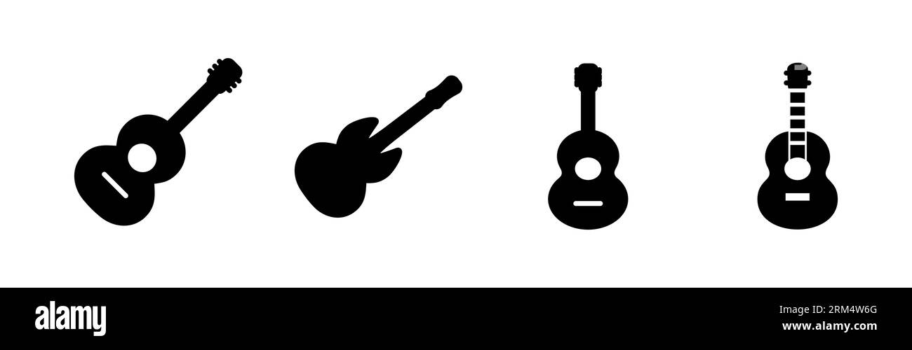 Guitar icon vector. musical instrument sign Stock Vector Image & Art ...
