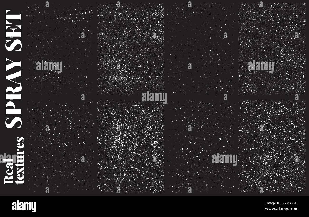 Collection of textures, splashes A4 format, real handmade strokes, real ...