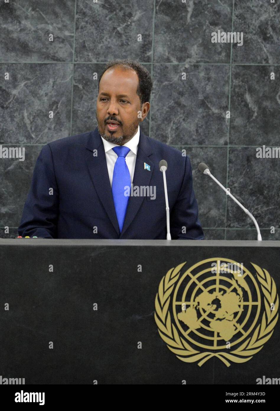 Somali president hassan sheikh hi-res stock photography and images - Alamy