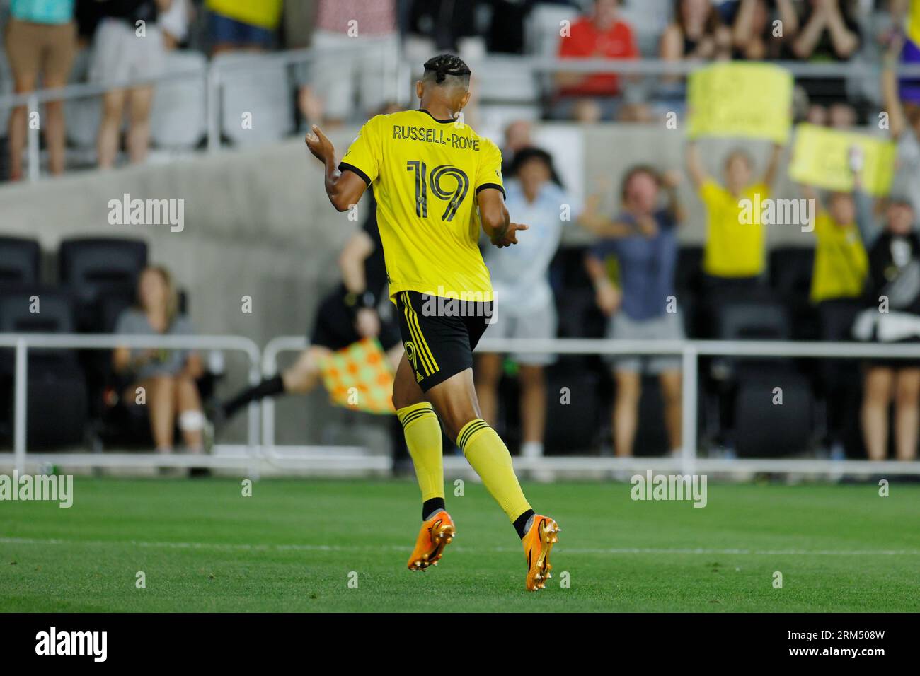 Columbus Crew's Jacen Russell-Rowe celebrates his goal against Toronto ...