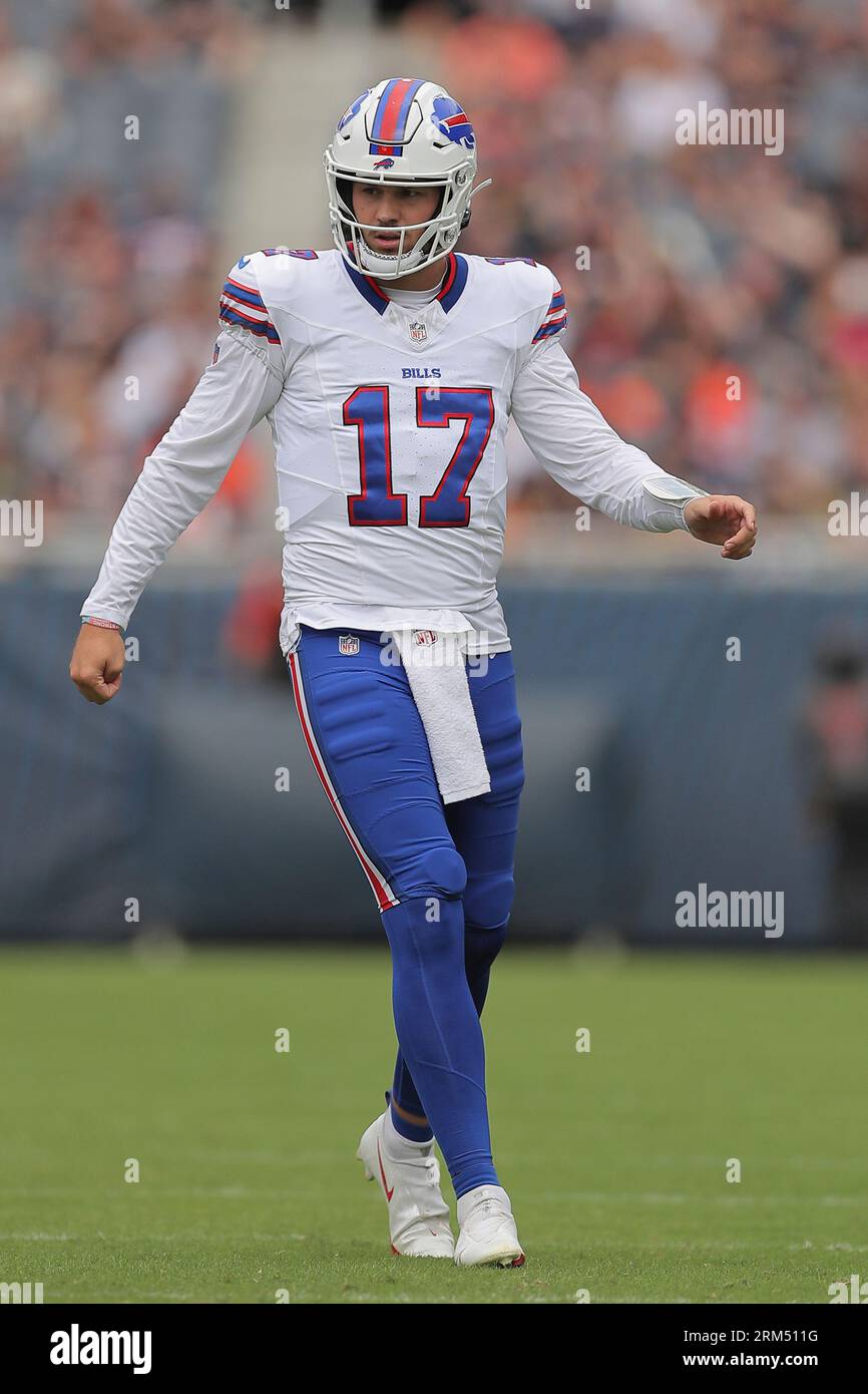 Buffalo Bills quarterback Josh Allen (17) during an NFL football ...