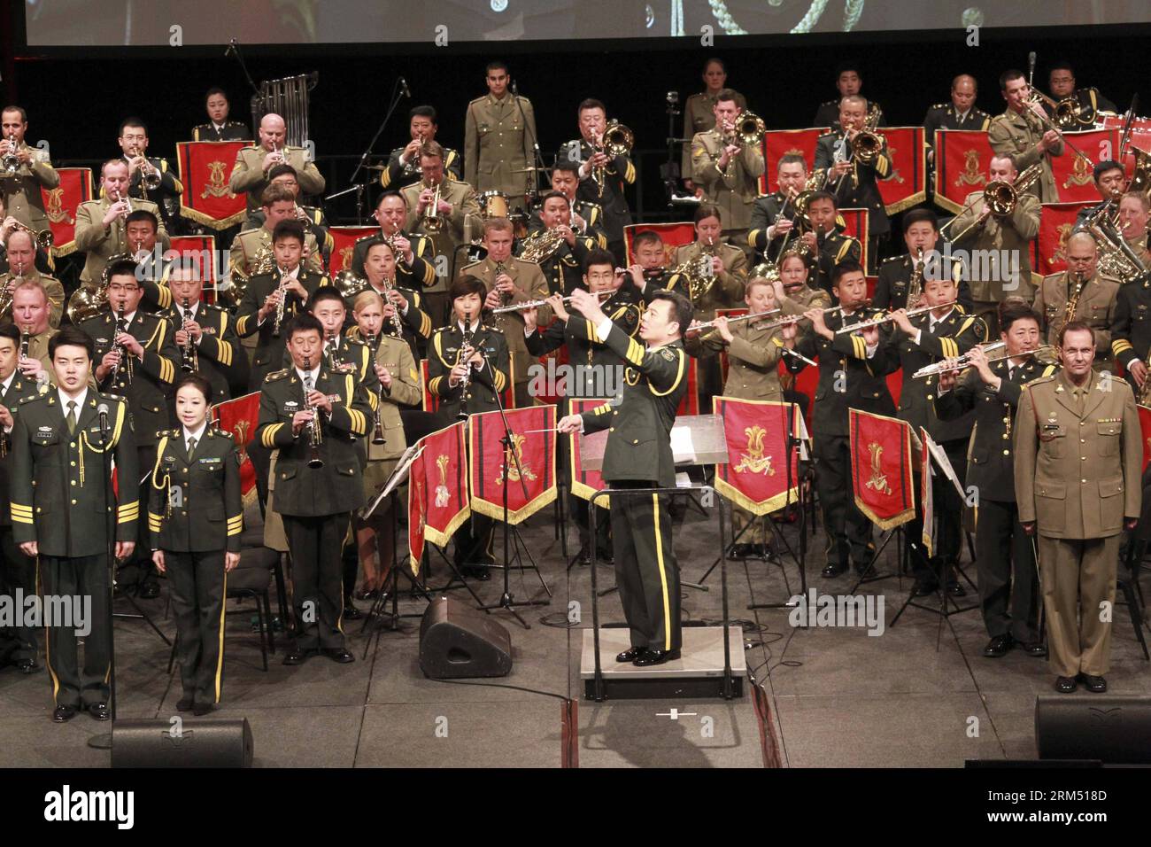 Australian army band hi-res stock photography and images - Alamy