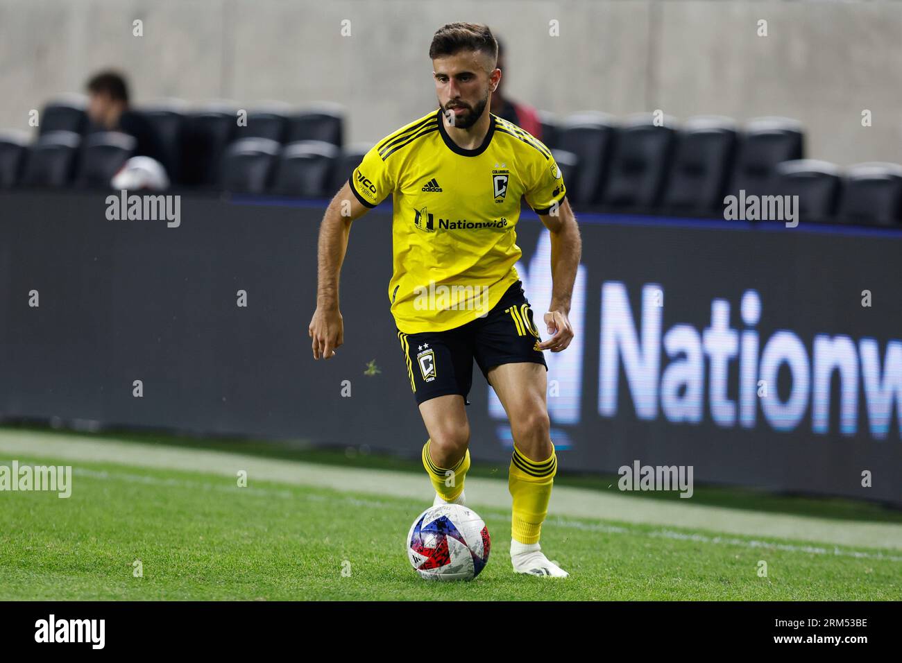 COLUMBUS, OH - AUGUST 26: Columbus Crew forward Diego Rossi (10) with ...