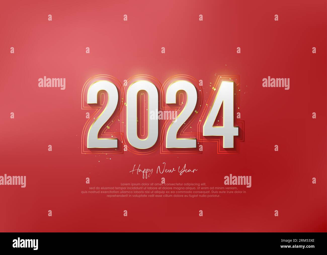 Classic number 2024, congratulations on the 2024 new year celebration ...