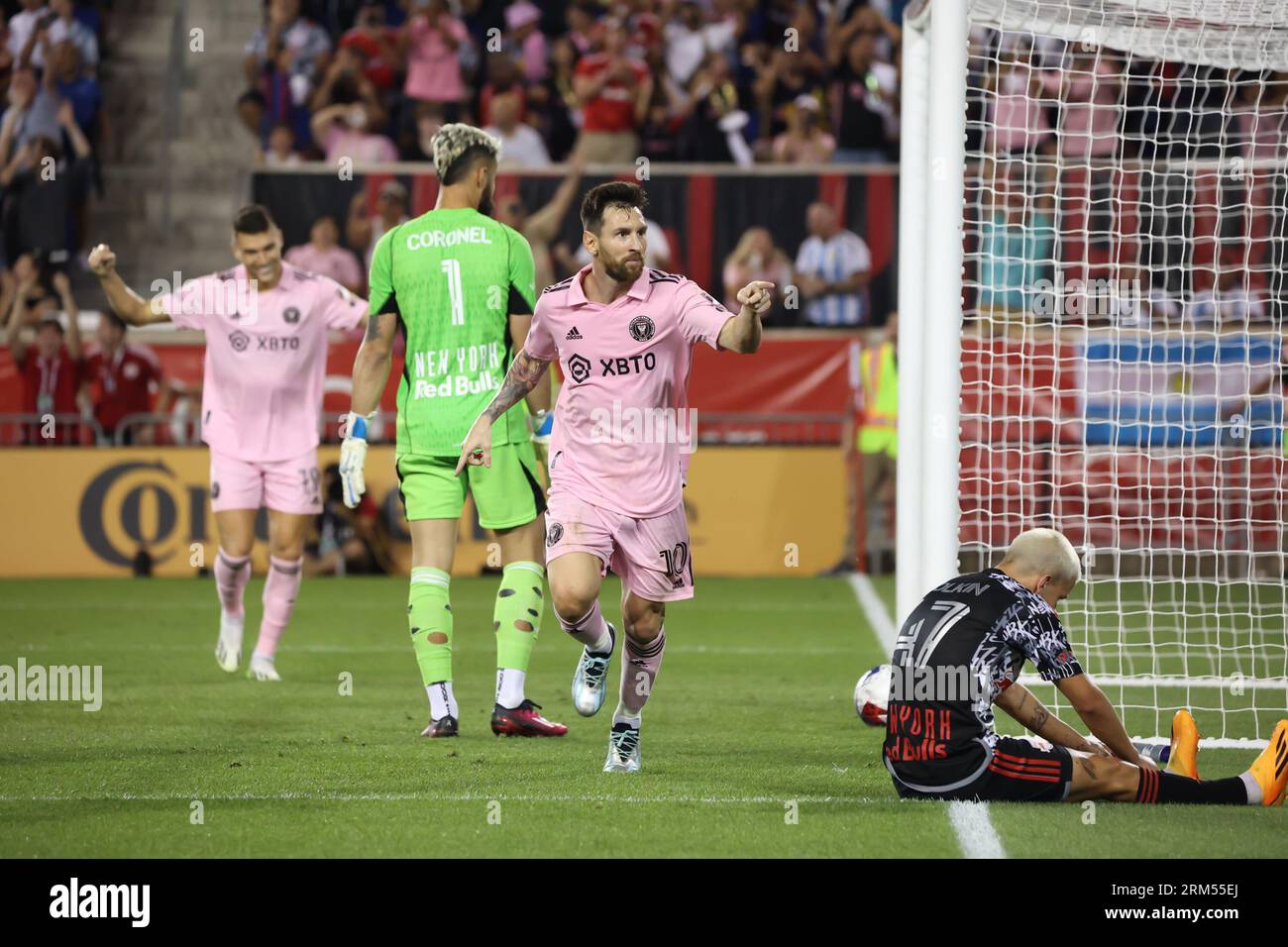 Lionel messi inter miami celebrates hi-res stock photography and images ...