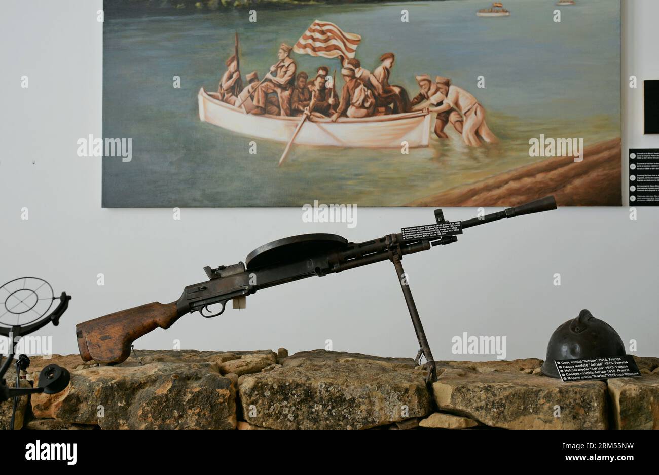 Memorial museum of the battle of the Ebro located in Gandesa in the ...