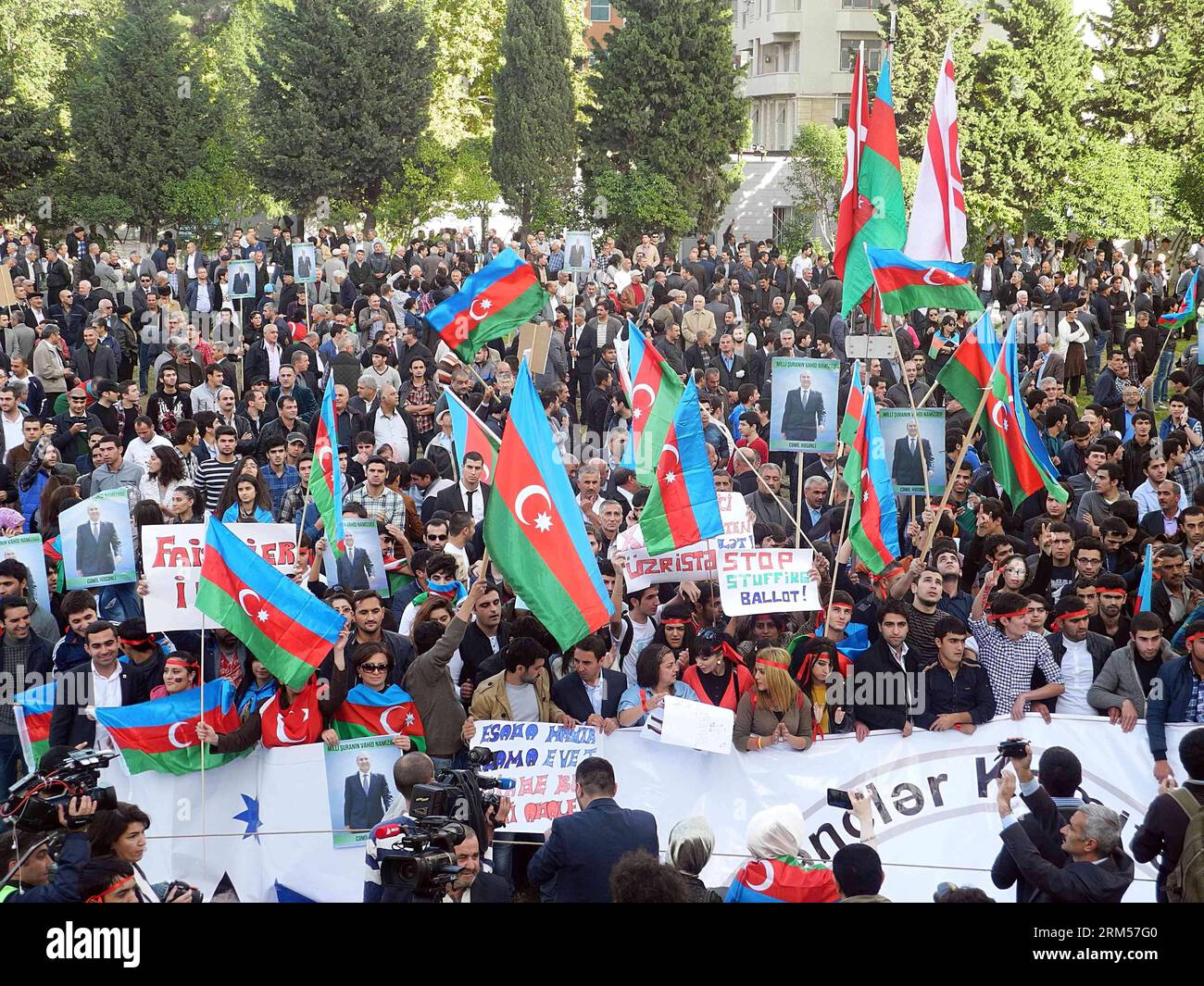 Azerbaijan demo hi-res stock photography and images - Alamy