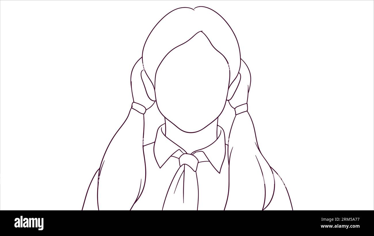 Happy Young Scholar in Dress Code, hand drawn style vector illustration ...
