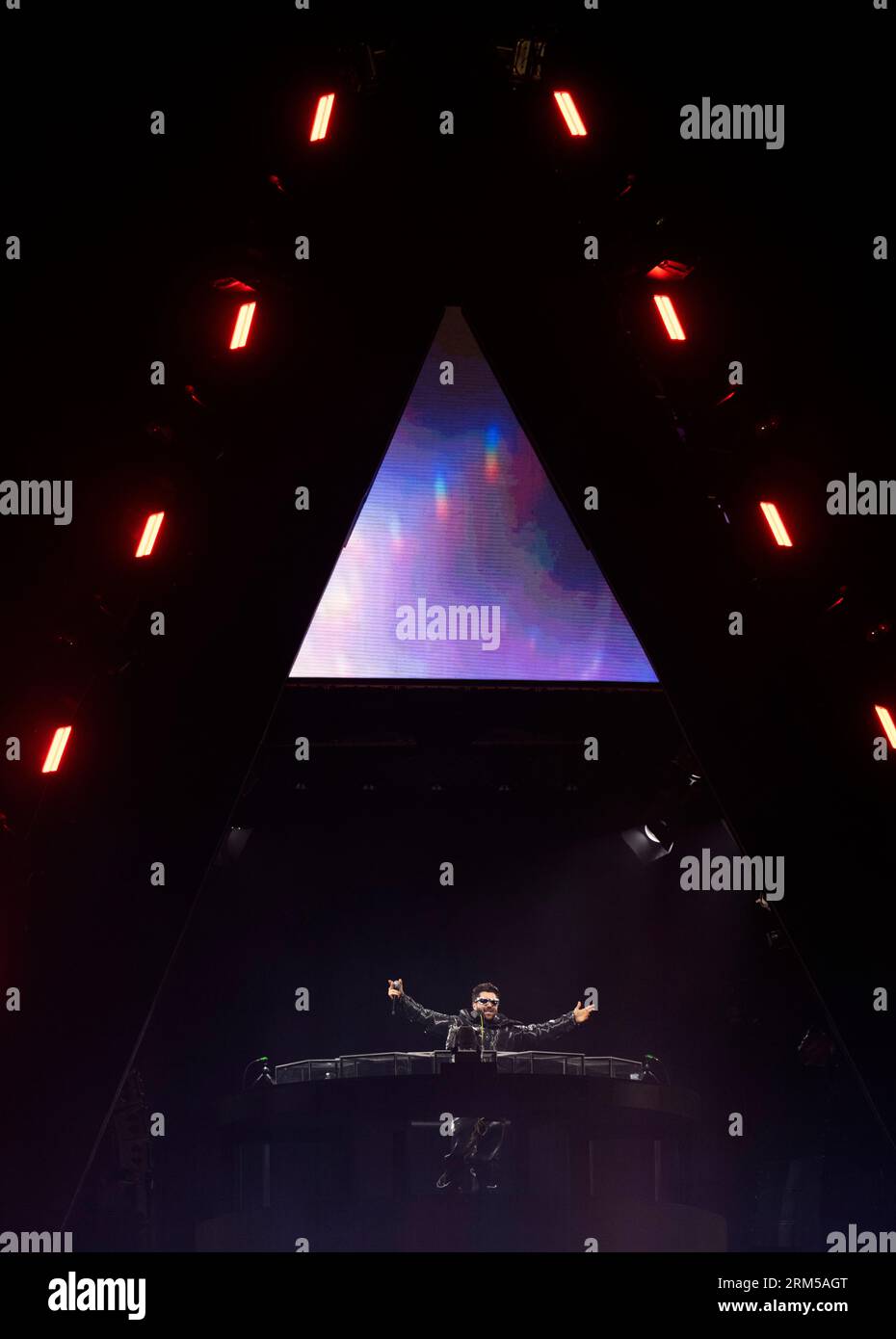 Brazilian DJ Alok performs during the "Show of the Century ...