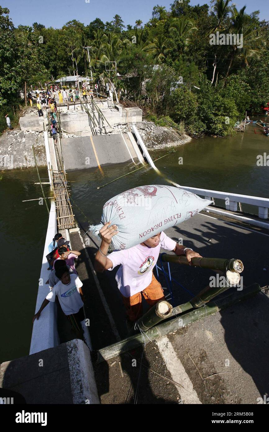 Bohol earthquake hi-res stock photography and images - Alamy