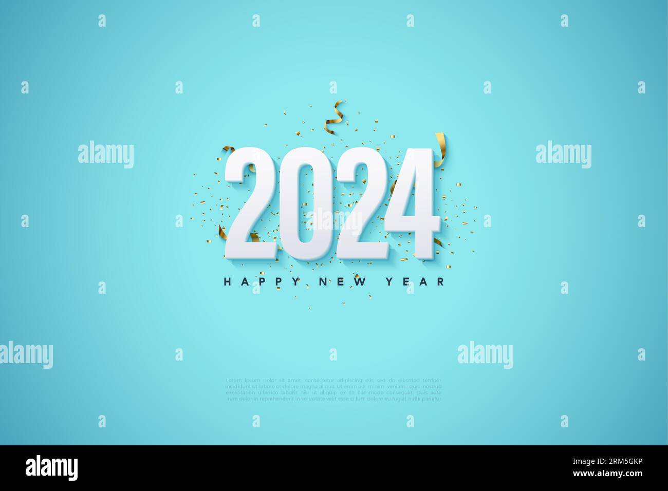 Golden 2024 Stock Vector Images - Alamy