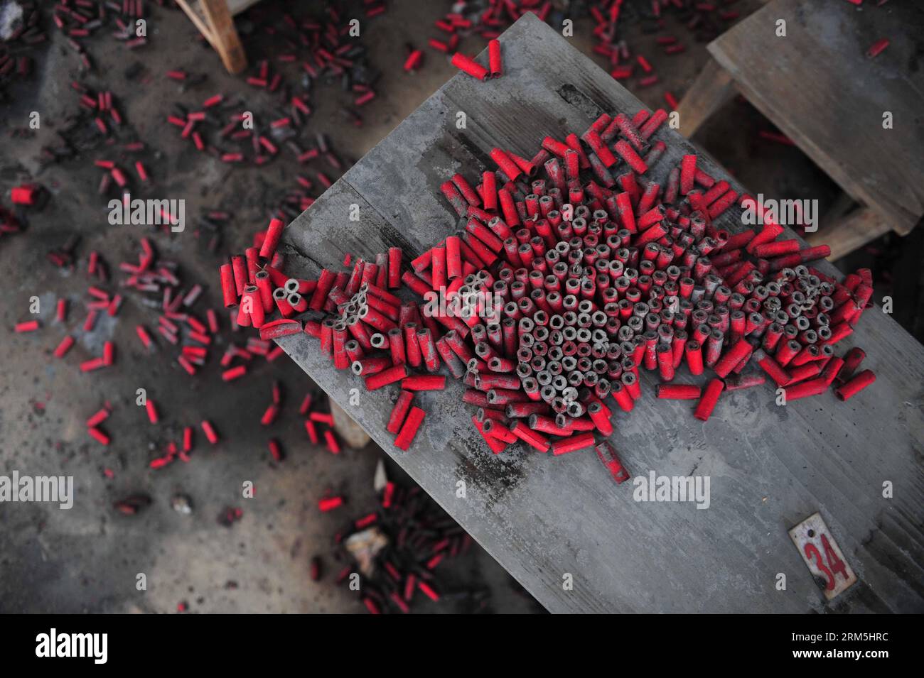 Fireworks residue hi-res stock photography and images - Alamy