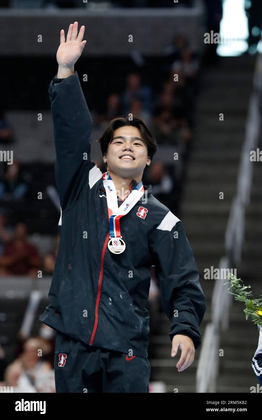 San Jose, California, USA. 26th Aug, 2023. Asher Hong (48), mens all ...