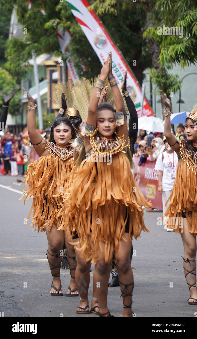 Balada cendrawasih dance from papua at BEN Carnival. This dance tells ...