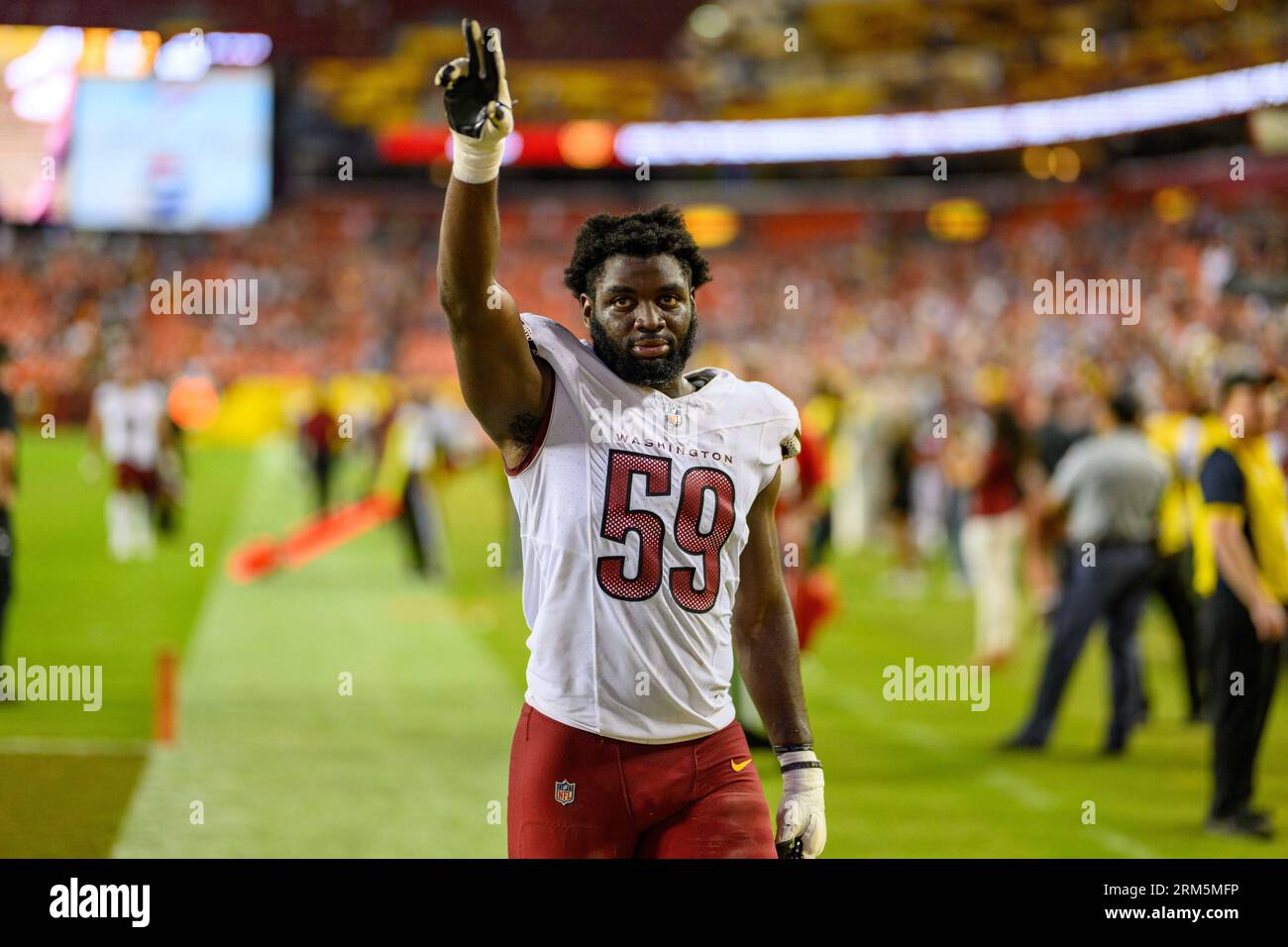 August 26th 2023: Washington Commanders defensive end Joshua Pryor (59 ...