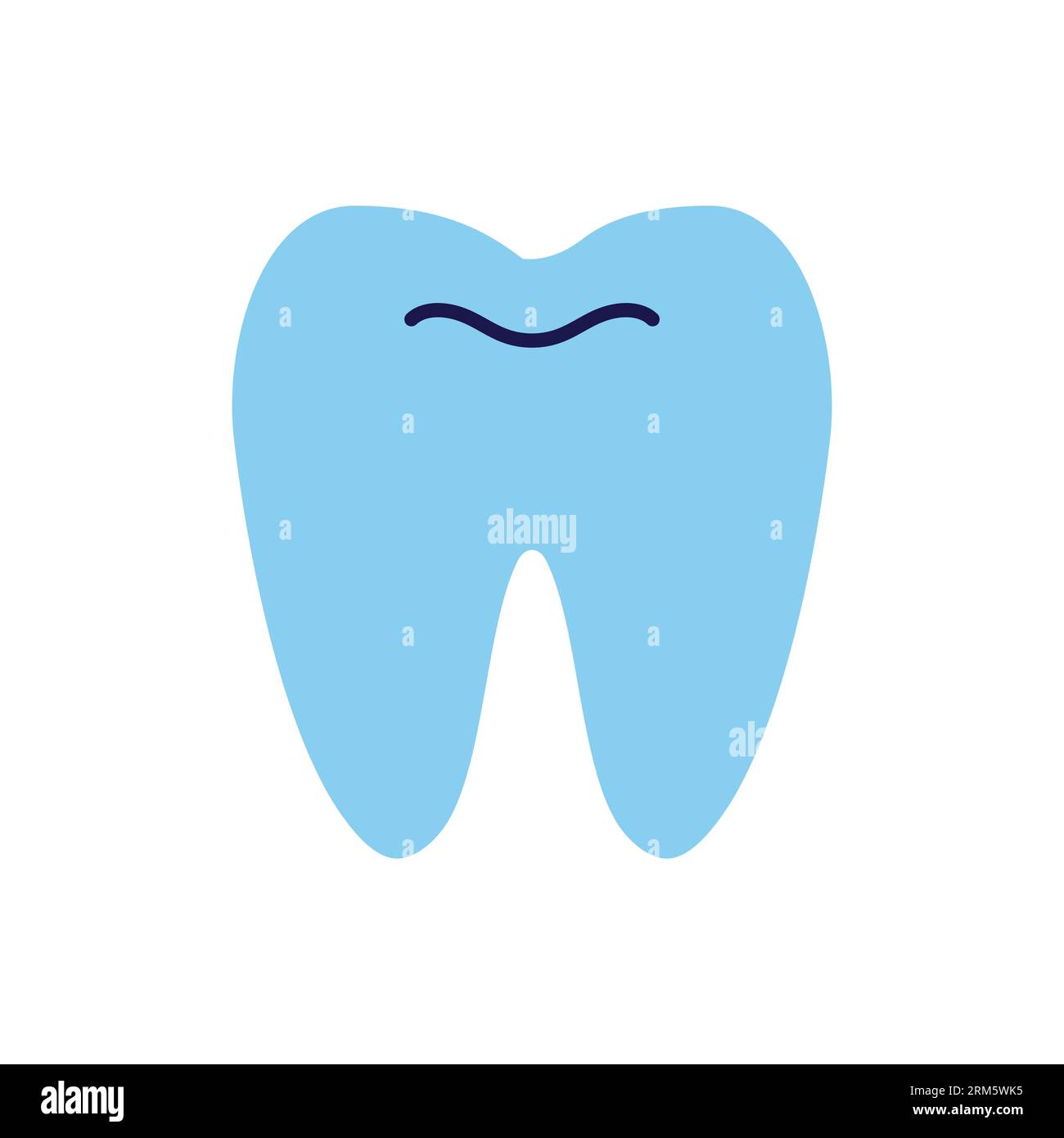 Tooth Vector Icon. Tooth Sign. Isolated on White Background. Vector ...