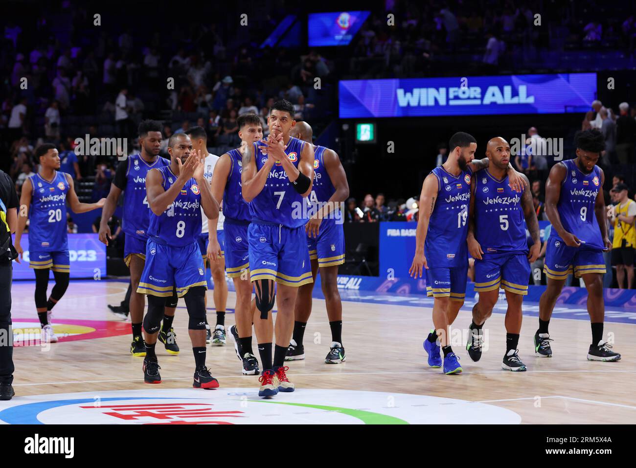 Okinawa Arena, Okinawa, Japan. 26th Aug, 2023. Venezuela team group ...