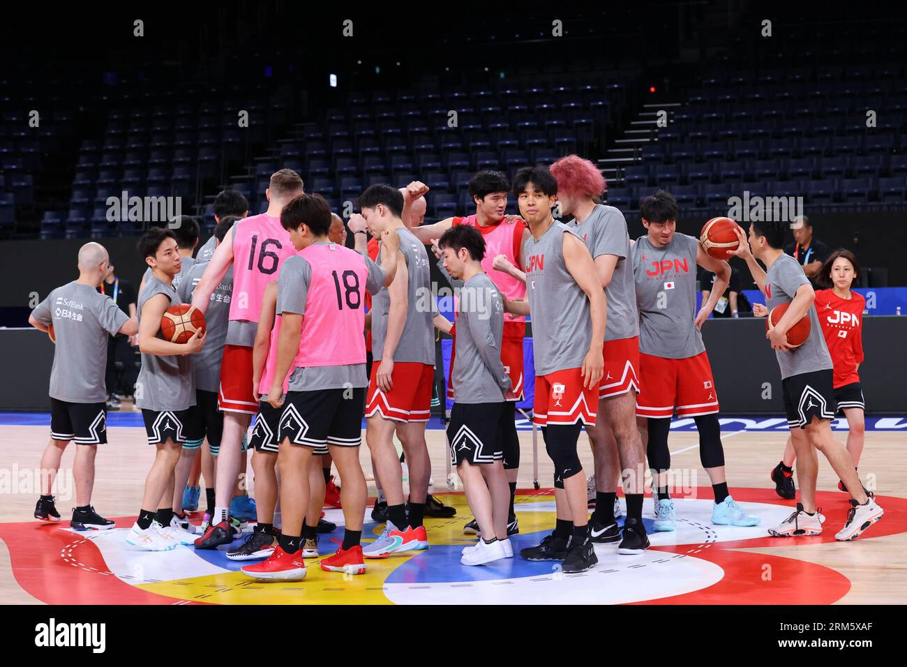 Okinawa Arena, Okinawa, Japan. 27th Aug, 2023. Japan team group, AUGUST ...