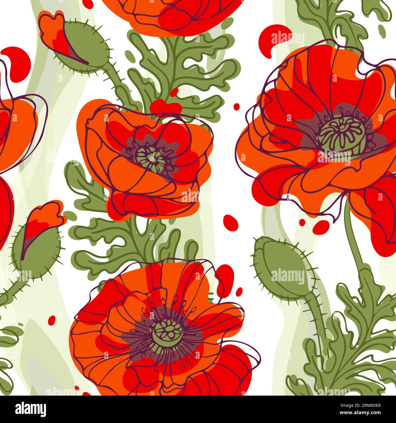 Lest we forget. Red Poppy flower - international symbol of peace ...