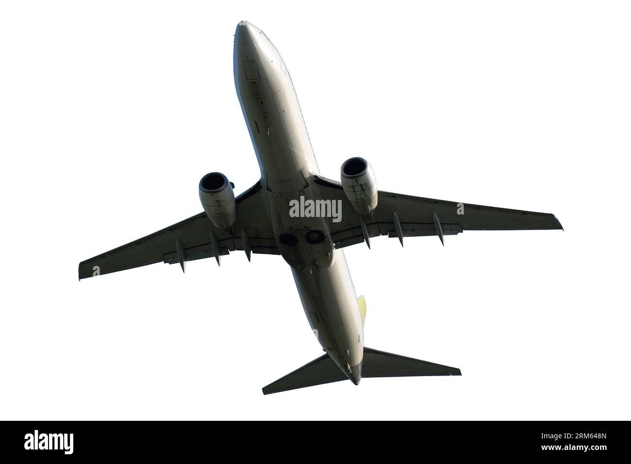 Plane is isolated on a clean white background Stock Photo - Alamy