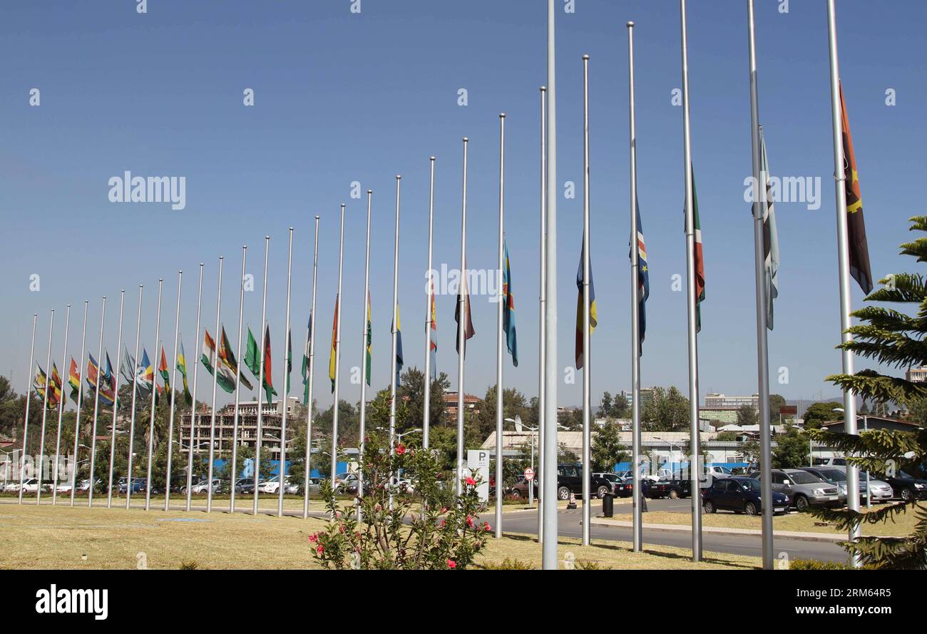 African union member flags hi-res stock photography and images - Alamy