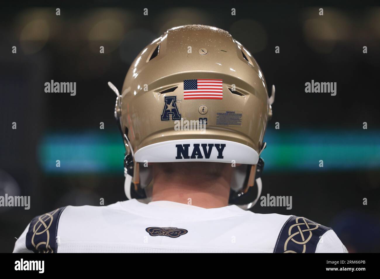Navy football helmet hi-res stock photography and images - Alamy