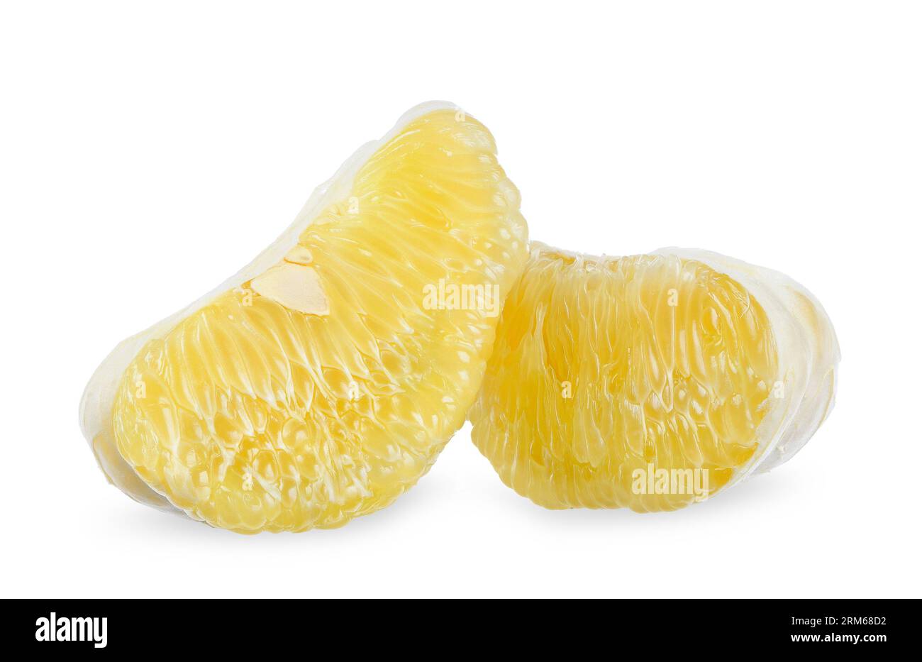 Sliced pomelo isolated on white background. pemelo clipping path Stock ...