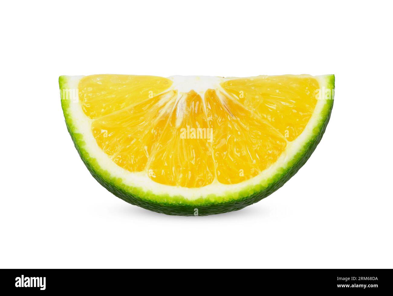 Sliced Acidless orange isolated on white background. Acidless orange ...