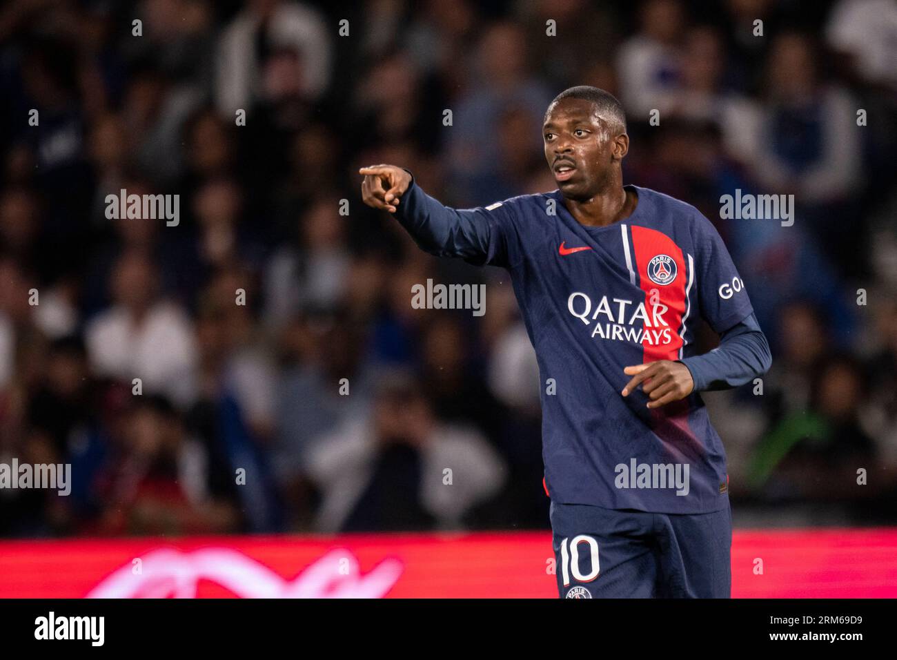 Paris, France. 26th Aug, 2023. Paris Saint-Germain's French forward #10 ...