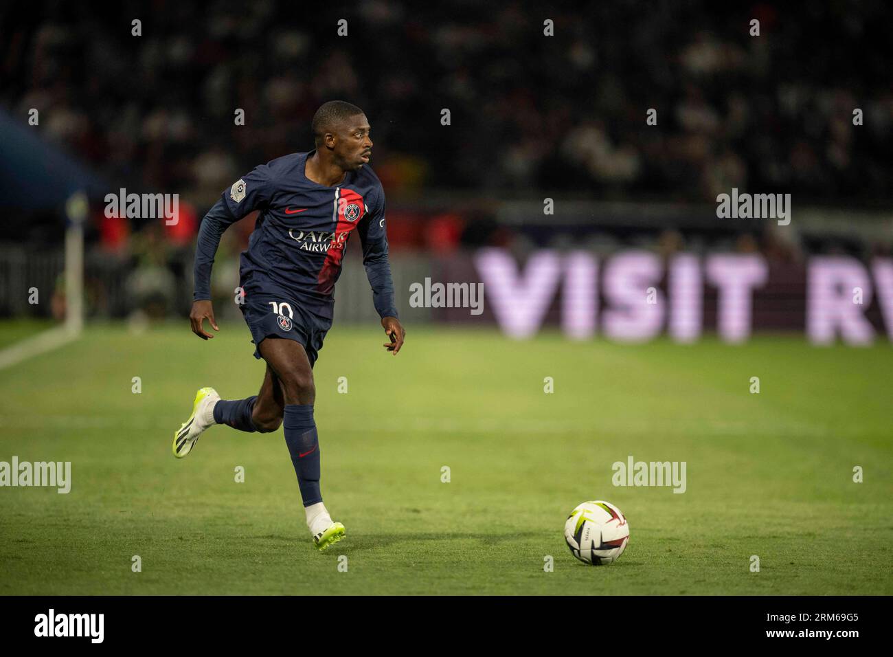Paris, France. 26th Aug, 2023. Paris Saint-Germain's French forward #10 ...