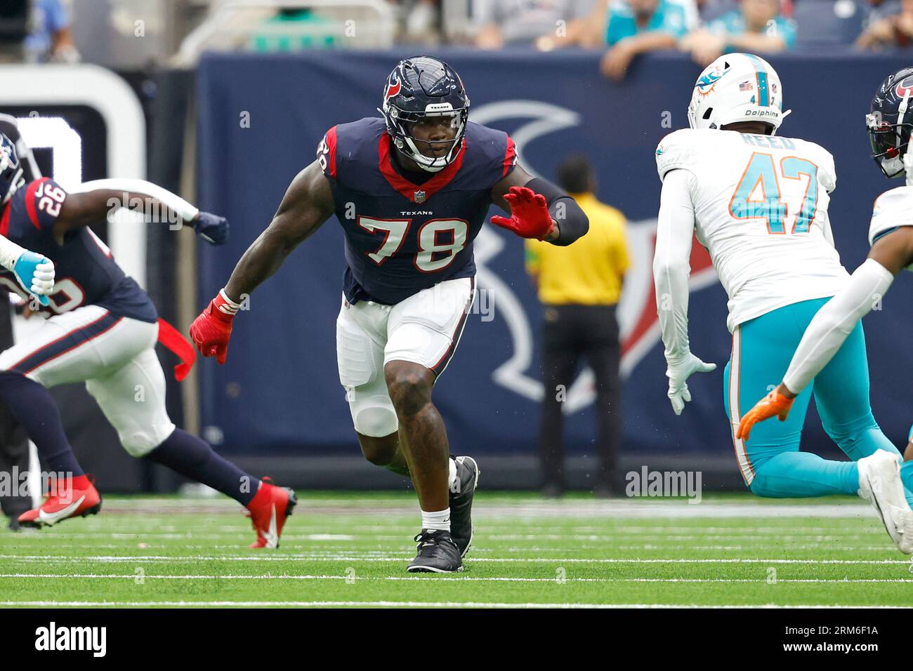 Houston Texans offensive tackle Laremy Tunsil (78) in action during an ...