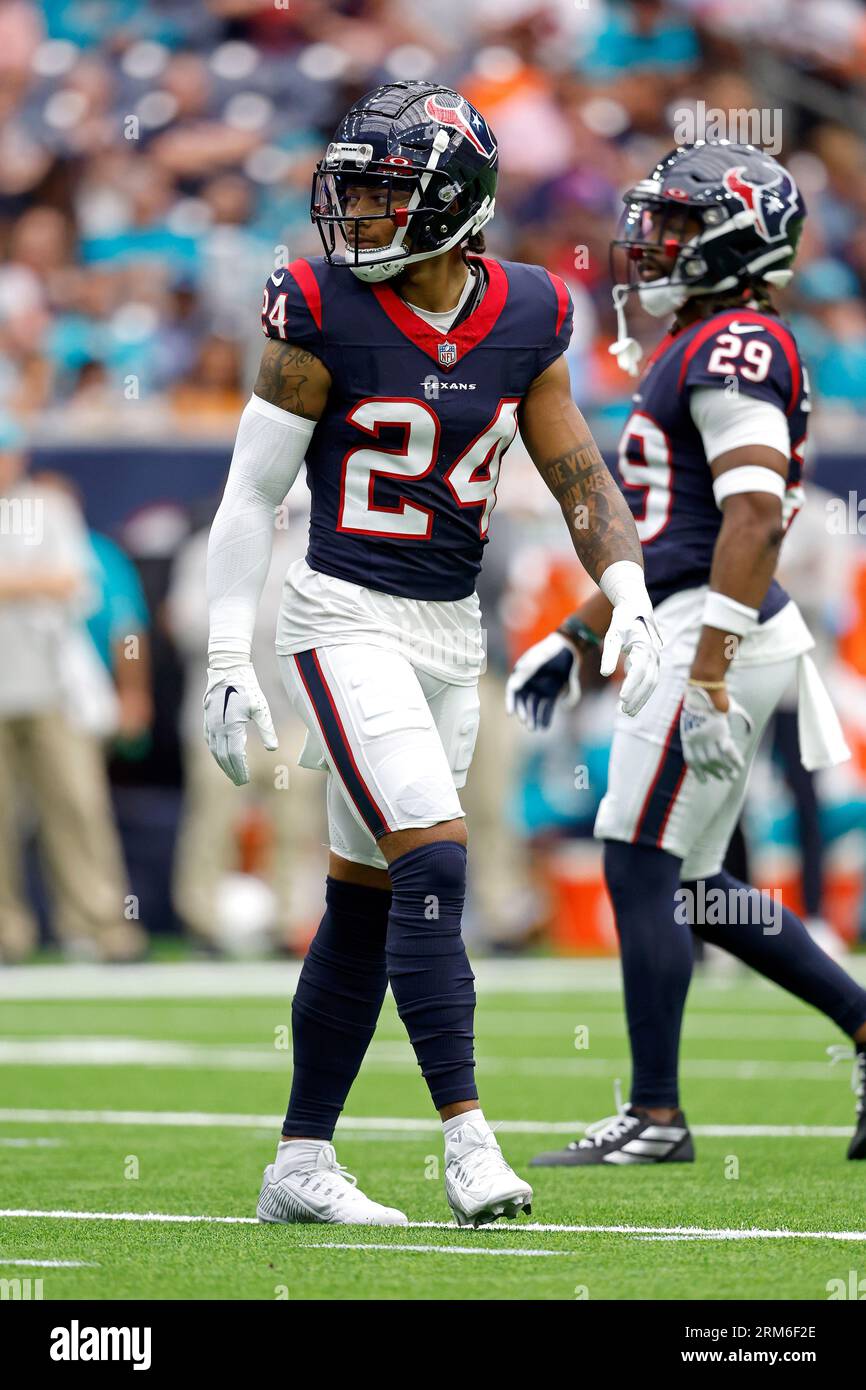 Houston Texans cornerback Derek Stingley Jr. (24) in action during an NFL preseason football ...