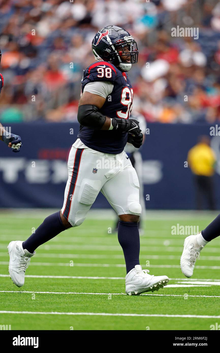 Houston Texans defensive tackle Sheldon Rankins (98) in action during ...