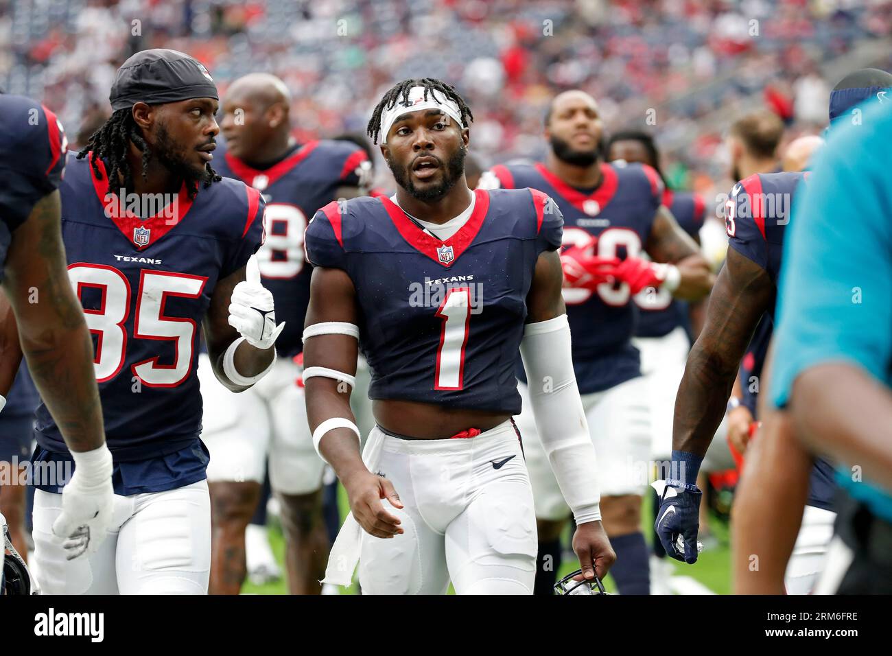 Houston Texans safety Jimmie Ward (1) during an NFL preseason football ...