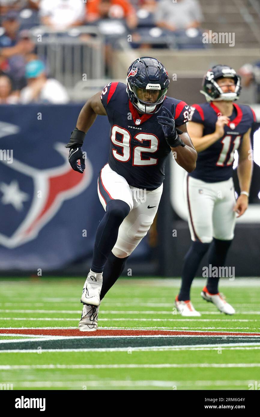 Houston Texans defensive end Dylan Horton (92) in action during an NFL ...