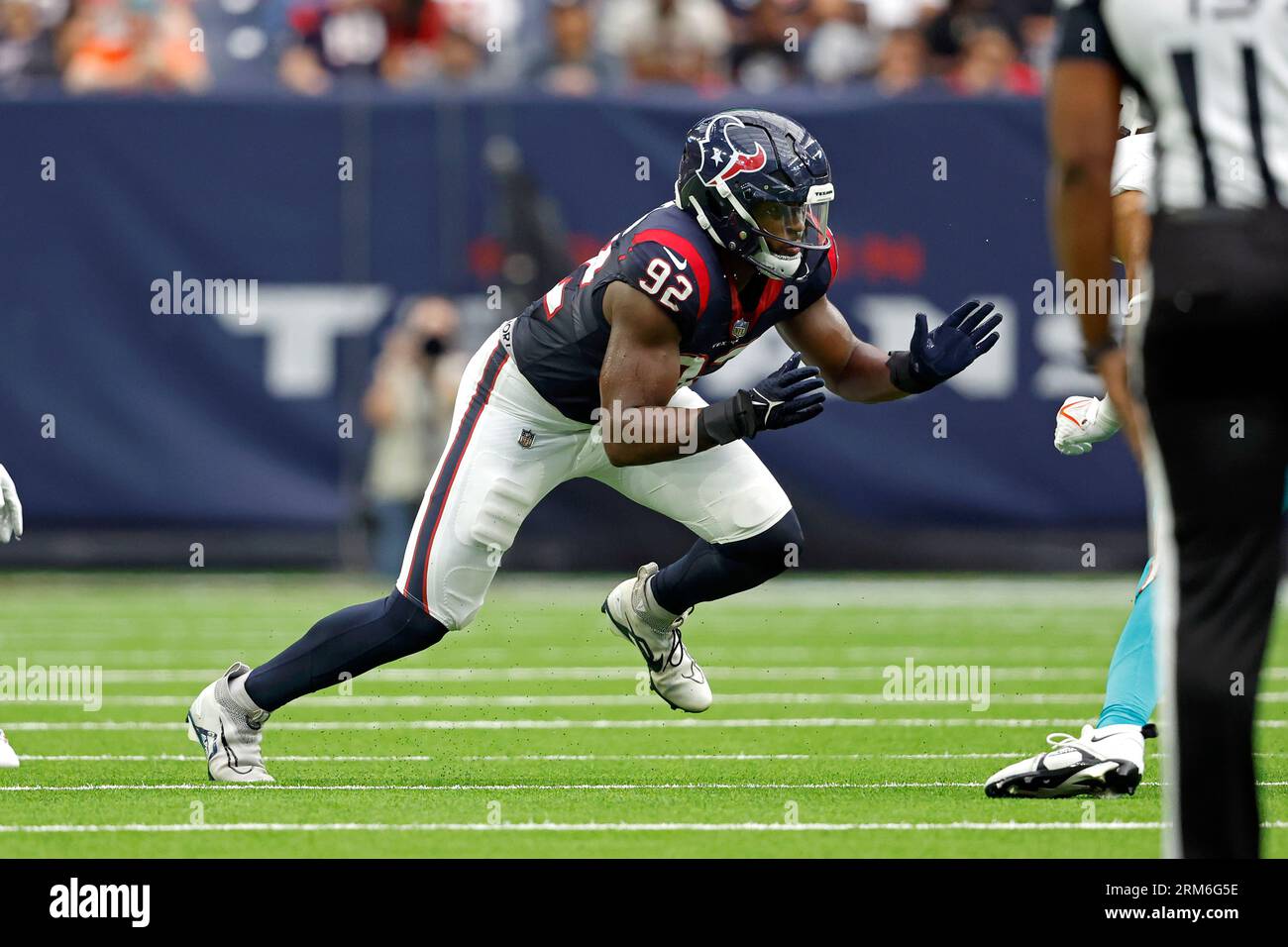 Houston Texans defensive end Dylan Horton (92) in action during an NFL ...