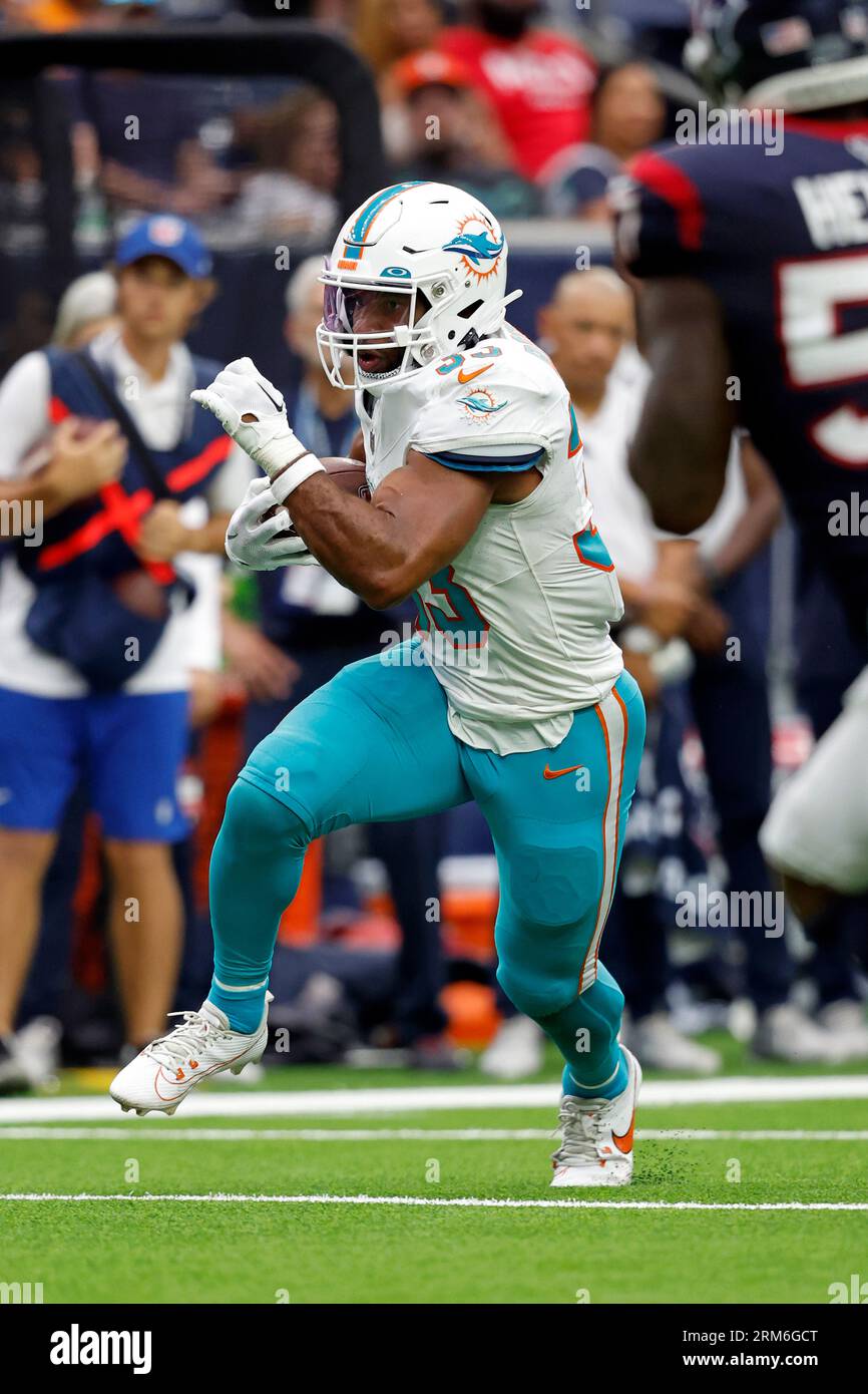 Miami Dolphins running back Chris Brooks (33) runs the ball during an ...