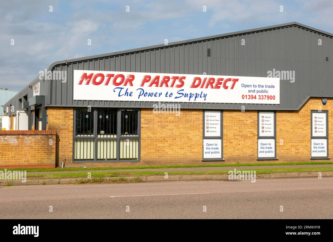 Motor Parts Direct motor factor store warehouse building, Martlesham ...