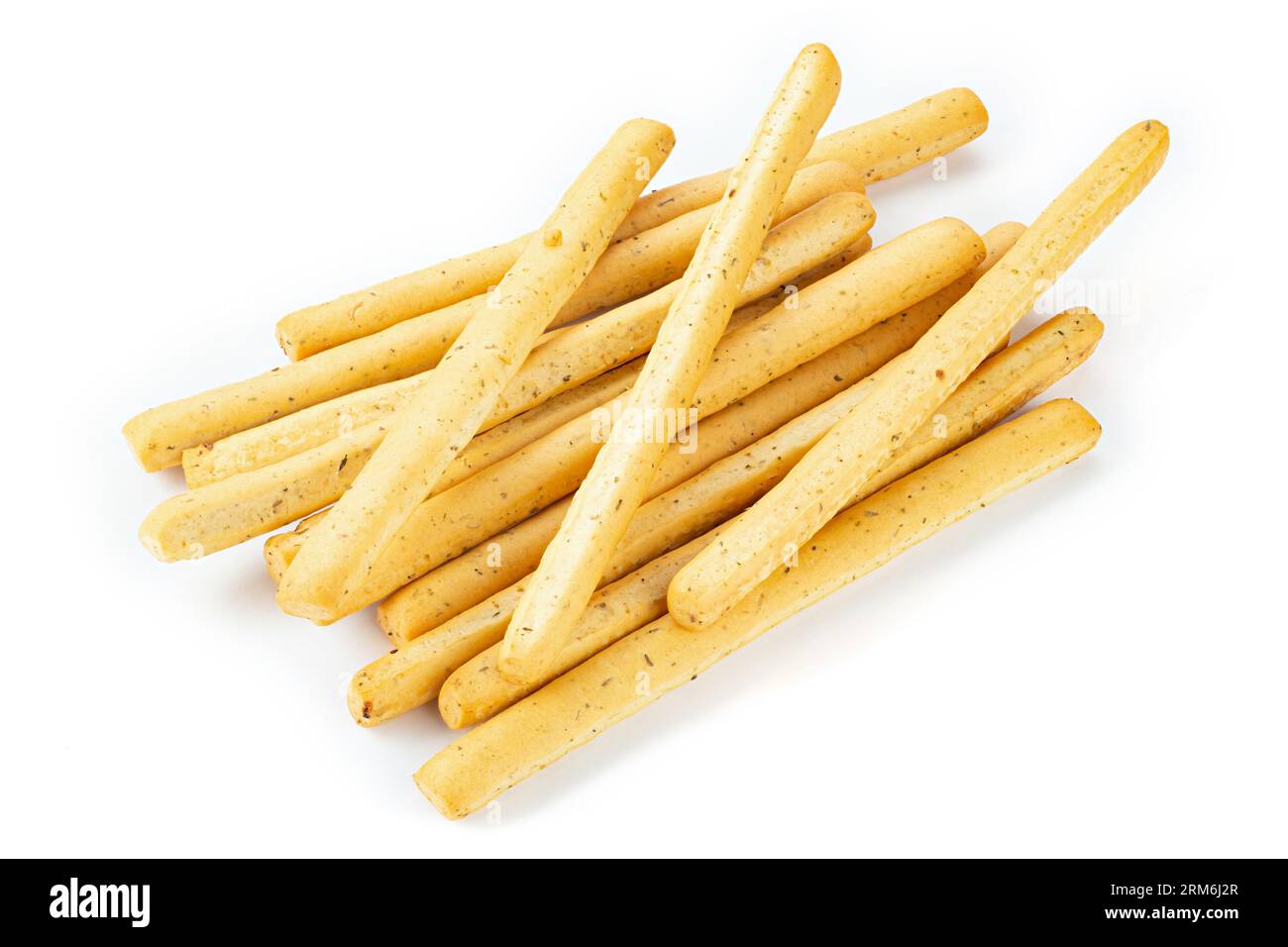 Grissini sticks. Traditional italian breadsticks isolated on white ...