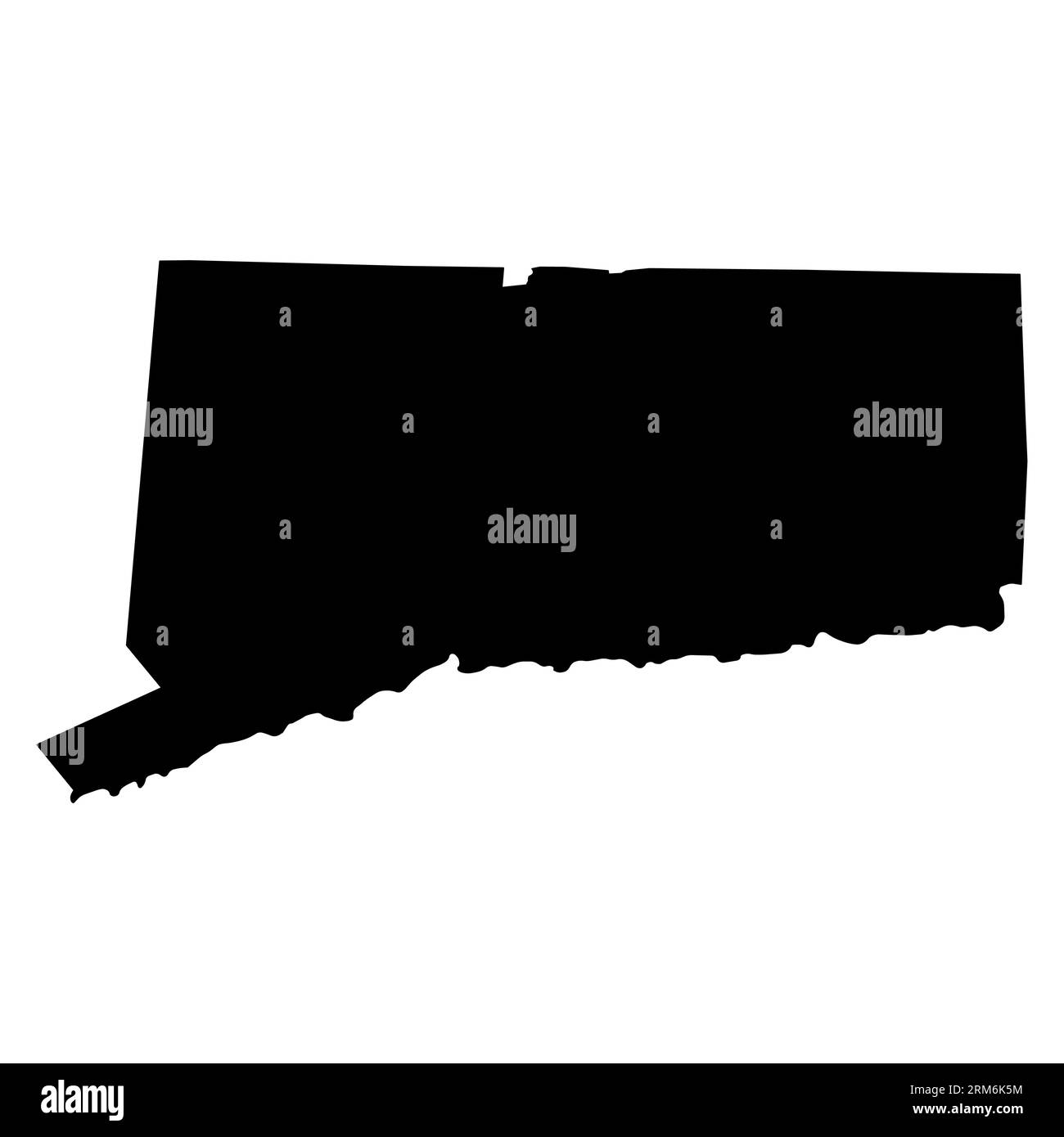 Connecticut map shape, united states of america. Flat concept icon ...