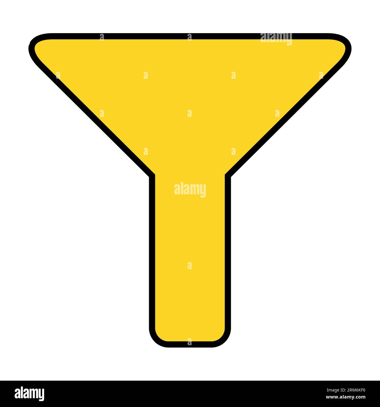 Filter button web shape icon, flat filtering symbol, funnel sign vector ...