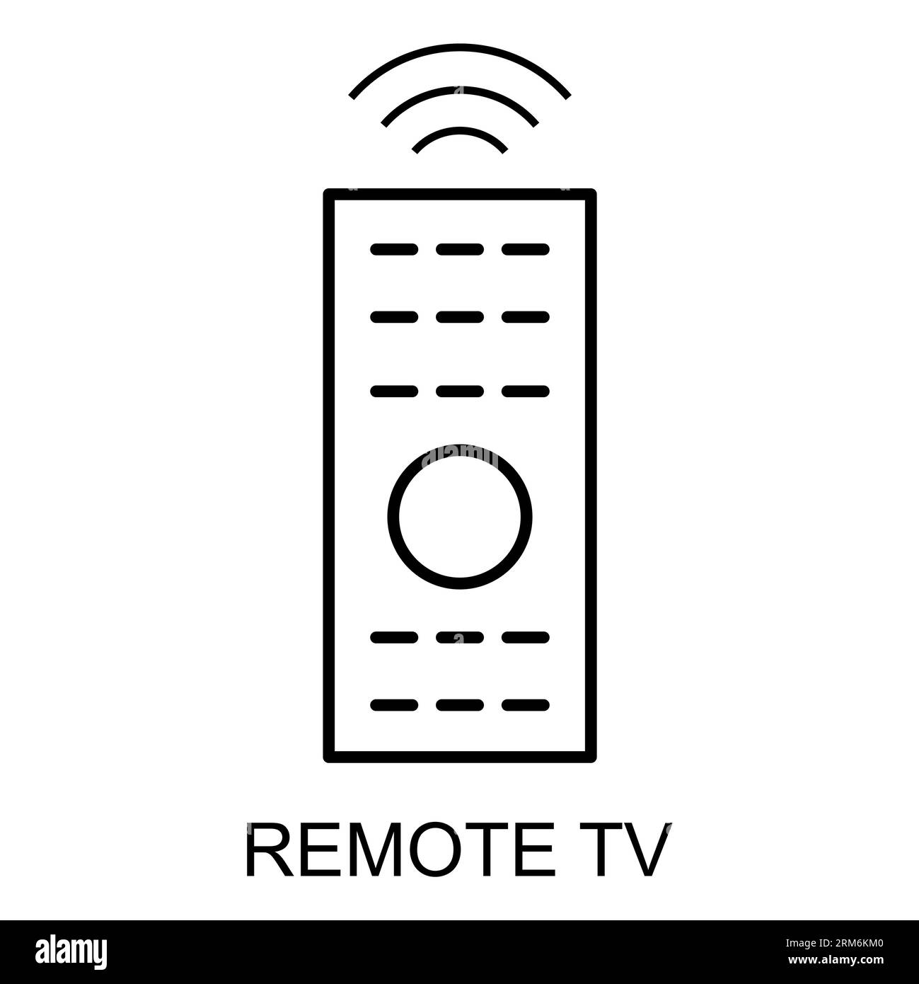 Remote tv device icon, control technology media television sign, web ...
