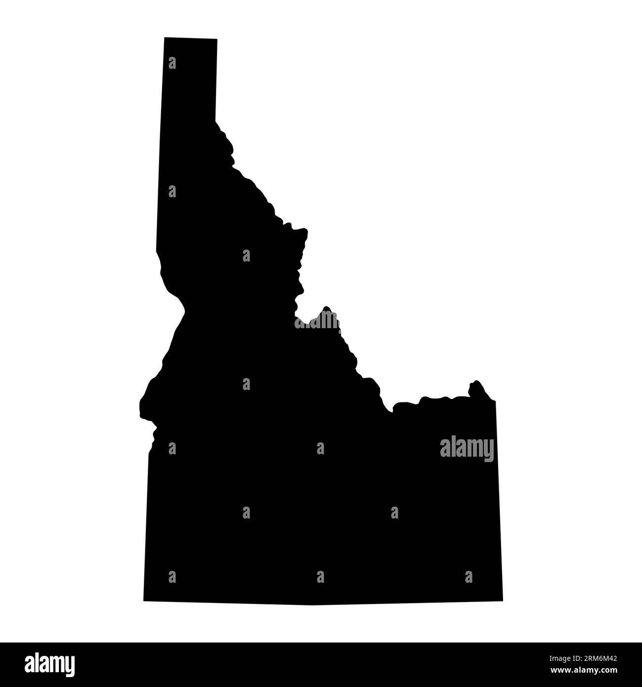 Idaho map shape, united states of america. Flat concept icon symbol ...