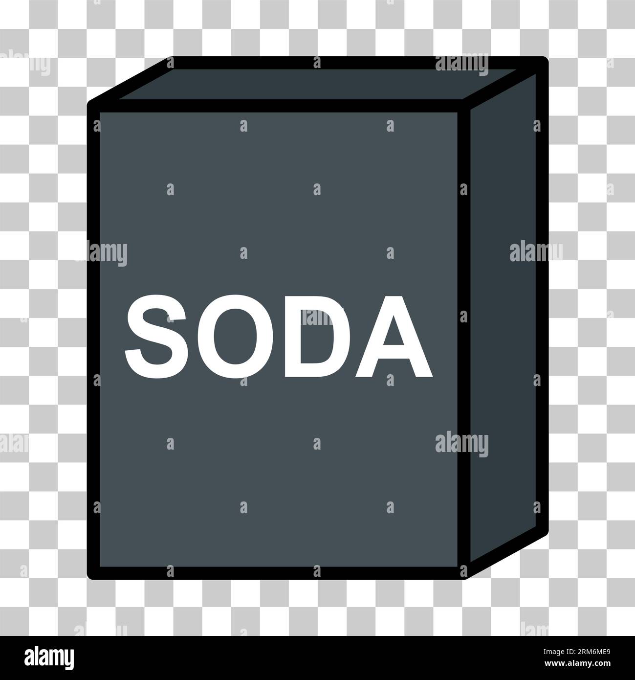 Baking soda ingredient icon, cook food design symbol, bakery product ...