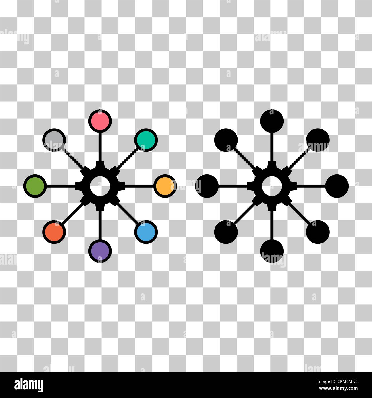 Omni channel technology online retail Stock Vector Images - Alamy